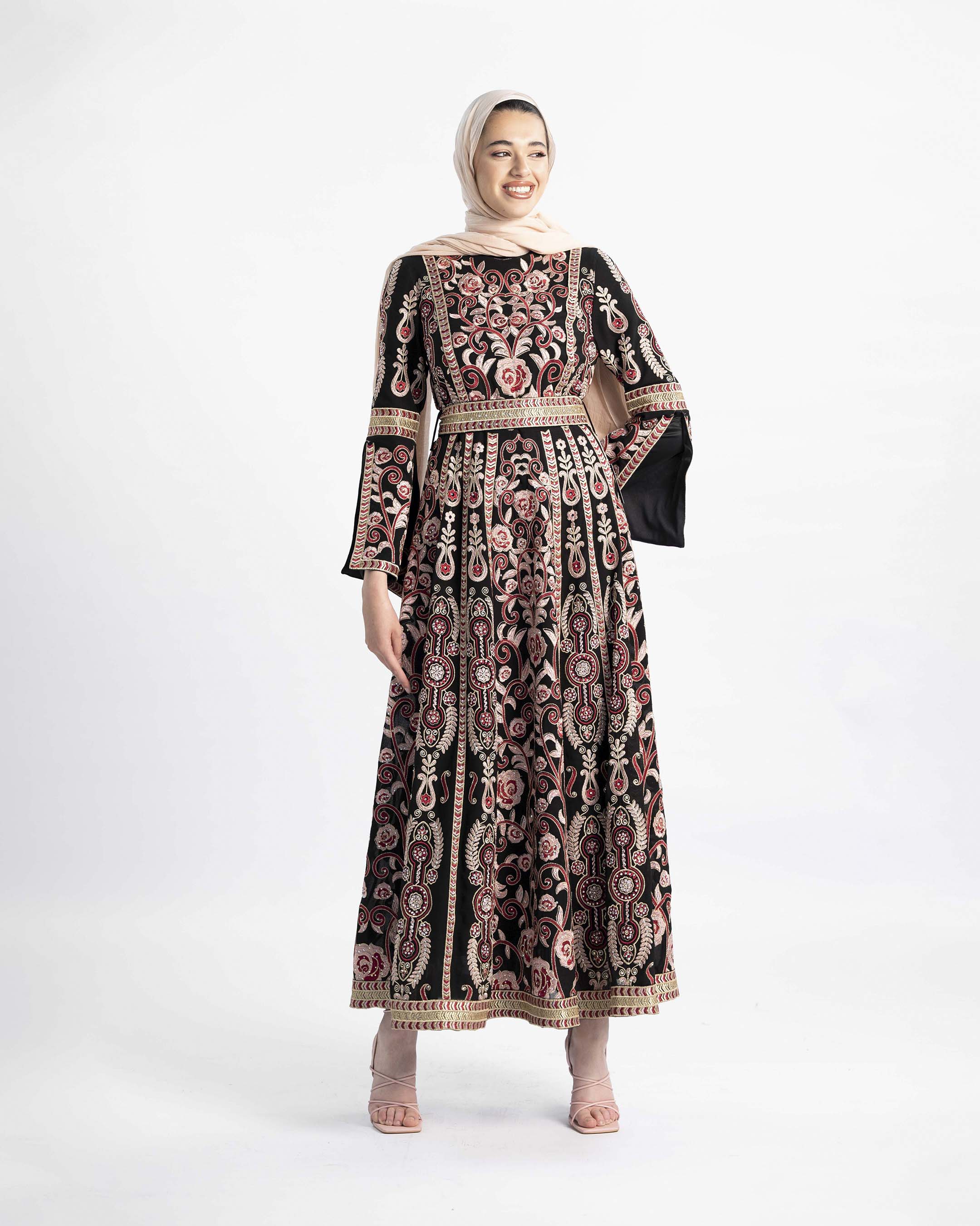 Exquisite Embroidered Modest Kaftan – ASHI